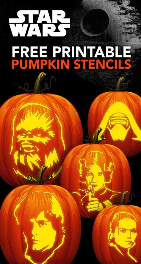 Free Star Wars Pumpkin Stencils Costume Supercenter Blog Pumpkin
