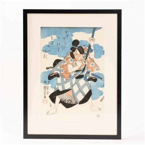 A Japanese Ukiyo E Water Margin Heroes From 1958 1 Of 108