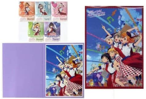 駿河屋 Liella バックステージパス風ステッカー5種セットa4ポートレートa3クリアポスター 「ラブライブスーパースター