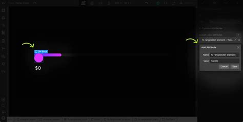 Range Slider Webflow Form Range Slider Component