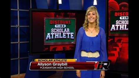 Scholar Athlete Allyson Graybill Pleasanton High School