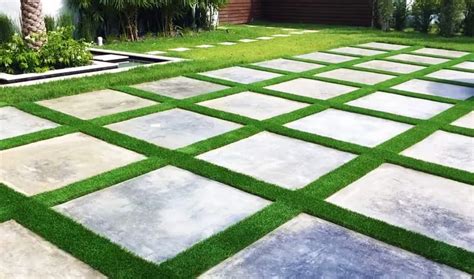 Pavers With Grass Joints Concrete Pavers In Grass Over 6318