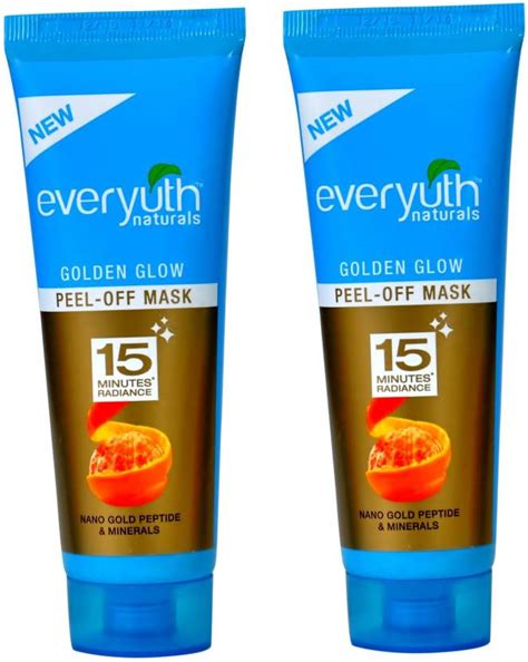 Everyuth Naturals Golden Glow Peel Off Mask Twin Pack Price In India