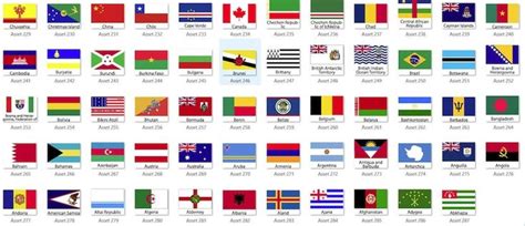 280 Flags Svg Bundle Flag Png World Flags Svg Country Svg Etsy Uk My