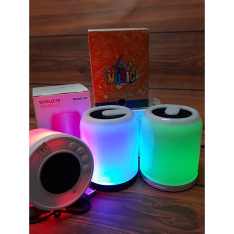 Speaker A1 Mini Smart Touch Lamp Bluetooth Speaker Lampu Bunglon