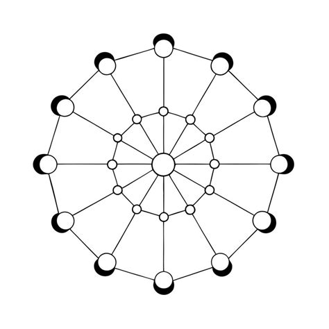 The Circle Neural Network Illustration Line Art 50984462 Vector Art At