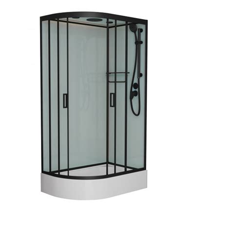 Душевая кабина Frank F412/1R Black купить на OZON по низкой цене ...