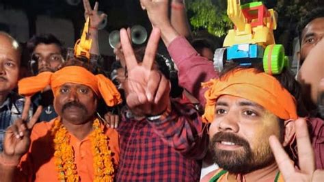 Up Election Result 2022 Bjp Celebrated Holi On Victory In Four States
