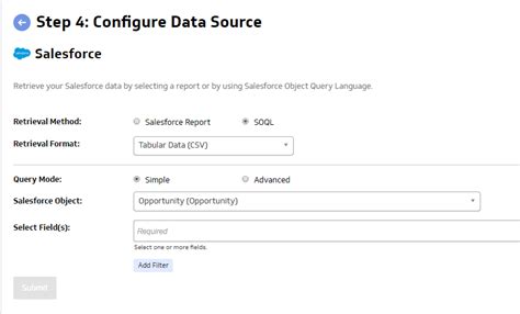 Building Custom Salesforce Datasource Using Soql Query Mode Klipfolio