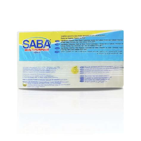 Saba Super Multi Purpose Natural Soap Bar For Toilet Bath Laundry