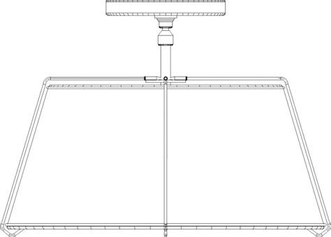 Ceiling Lamp With Wooden Frame Front Elevation Dwg Drawing Thousands Of Free Cad Blocks