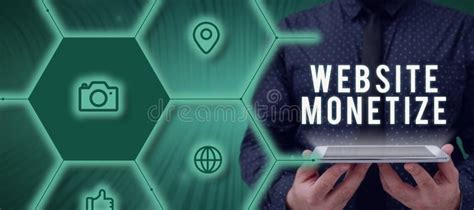 Writing Displaying Text Website Monetize Business Idea Critical Component To Protect And Secure