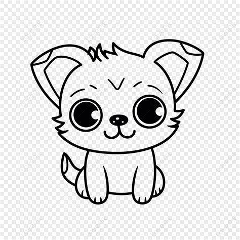 귀여운 강아지 색칠하기 고양이 색칠하기 귀여운 강아지 색칠하기 개요 스케치 그리기 벡터웃다시력 관리 Png 일러스트 무료