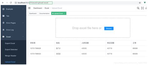 前端中excel的导入前端导入excel Csdn博客