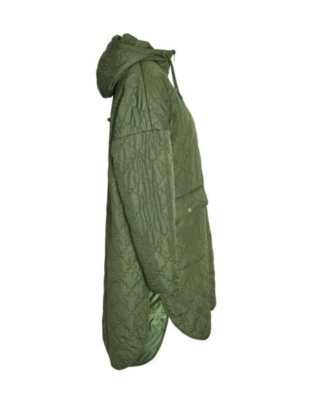 Noisy May Niebieski Pikowany Płaszcz Jesienny M Overlook Overlook