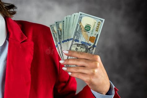 Female Beautiful Hands Count Dollar Bills Or Pay With Cash Stock Photo Image Of Finance