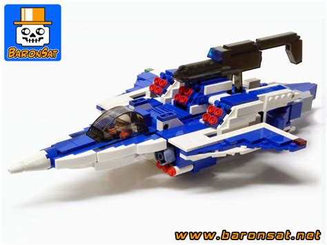 Lego Moc Alpha Fighter Blue Custom Model Photos Gallery