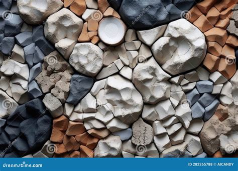 Collision Of Contrasting Textures And Materials Creating A Visually Striking And Tactile