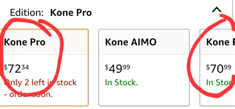 roccat kone pro air and kone pro are the same price on Amazon... what ...