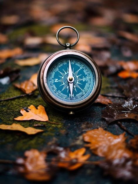 Premium Photo Compass Navigational Compass Travel Compass Lost Compass