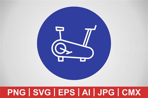 Vector Cycling Machine Icon Graphic By Iyikon · Creative Fabrica