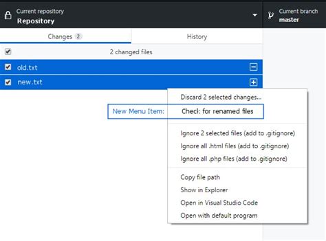 Github Desktop Does Not Check For Renamed Files · Issue 9146