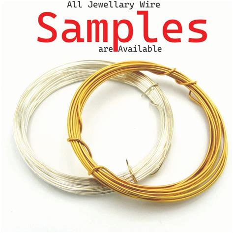 Pack Of 8 Metal Craft Wire Jewellary Wire Gold And Silver Diy