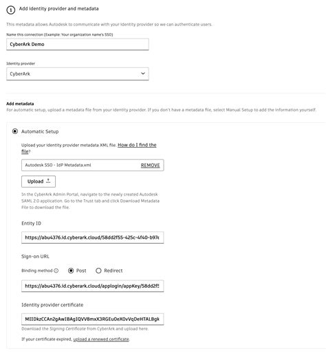Set Up SSO With CyberArk