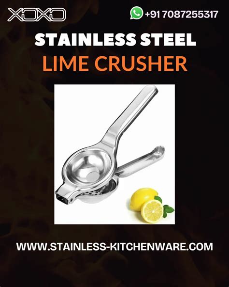 Stainless Steel Lime Squeezer At ₹ 250 Piece Kanganwal Ludhiana Id 2854267320230