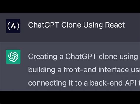 Chatgpt Clone Openai Api And React Tutorial