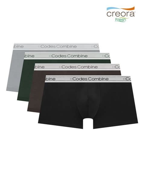 코데즈컴바인 이너웨어 데일리 컬러라인 드로즈 4pack 위시버킷