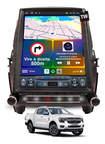 Central Multimídia Tesla Ford Ranger 2017 À 2023 121poleg Parcelamento Sem Juros