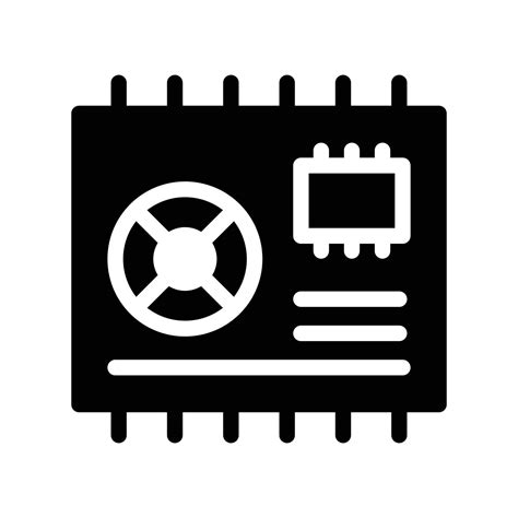 Gpu Vector Illustration On A Background Premium Quality Symbols Vector Icons For Concept And