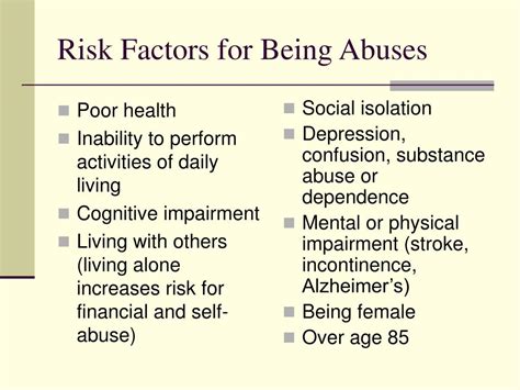 Ppt Elder Abuse And Neglect Powerpoint Presentation Free Download