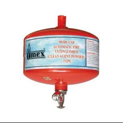 Omex Mild Steel 10kg Clean Agent Modular Type Fire Extinguisher At