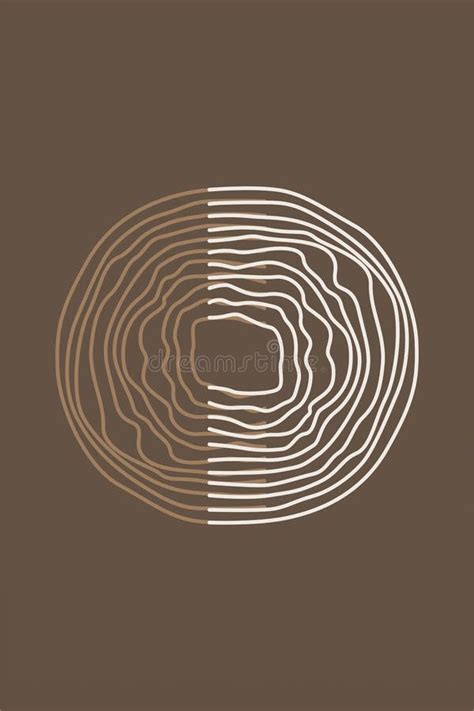 Neutral Abstract Boho Wall Decor Stock Vector Illustration Of Nature