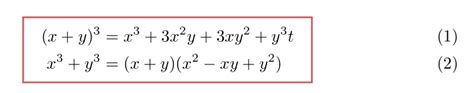 Align Equation Inside Framebox Giving Errors Tex Latex Stack