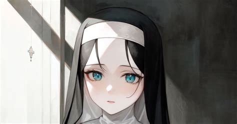 Pixiv今日のお題 Nun With Teal Eyes Sdaiuserのイラスト Pixiv