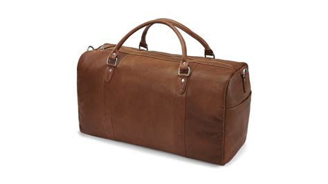Cambodia Tan Leather Duffel Bag Lucleon Free Shipping