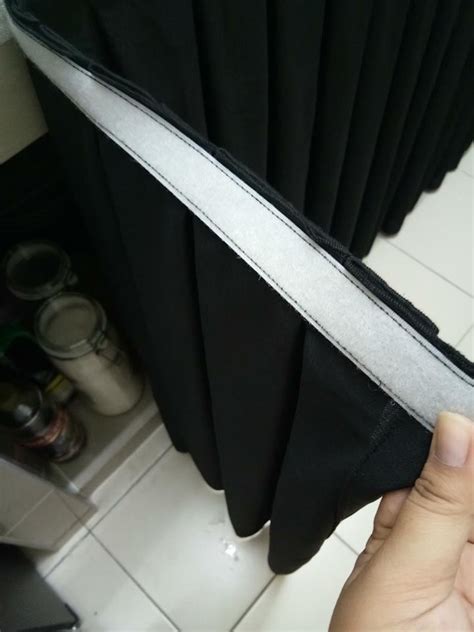 Diy Langsir Bajet Untuk Kabinet Dapur Terbuka Impiana