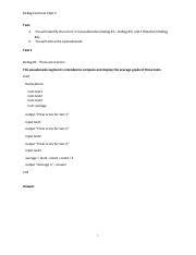 Chapter Debugging Exercises Debug Exercises Chpt Task You
