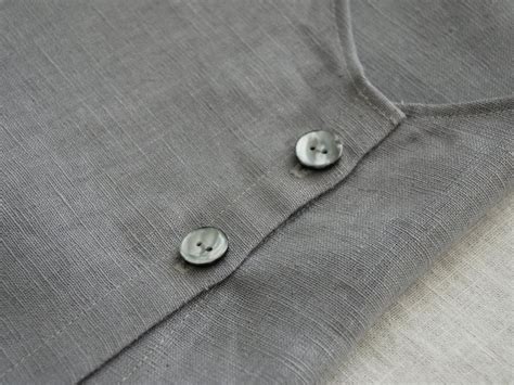 Linen Aprons Linen Dress Japanese Apron Grey Natural Eco Friendly