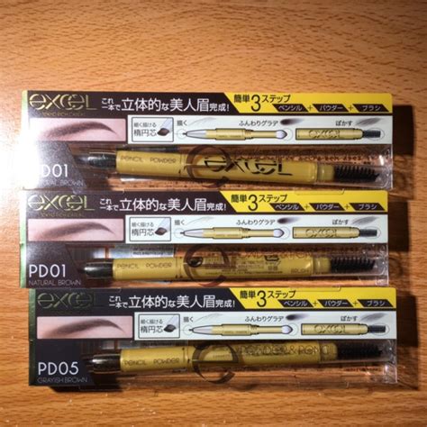 （全系列預購中）cosme第一名的excel 眉筆 Kevin老師強烈推薦！ 蝦皮購物