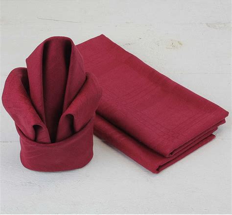 Serviettes De Table élégantes En Tissu Différentes Couleurs45 X 45100 Cotonnappe Assortie