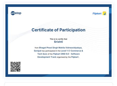Srishti On Linkedin Flipkartgrid Softwaredevelopment Flipkart Unstop