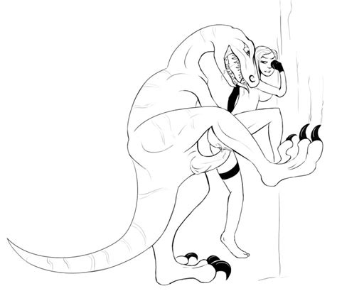 Rule 34 Dinosaur Lara Croft Lara Croft Classic Monochrome Tagme