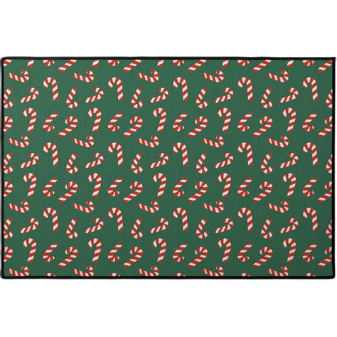 Candy Cane Pattern Door Mat Shutterfly