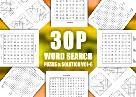 7 30 Word Search Puzzle And Solution Designs And Graphics