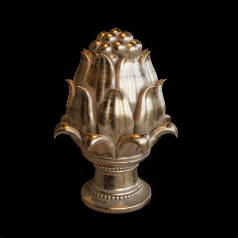 Pine Cone Ornament D Model With Multiple Pbr Textures Sets D Model Cgtrader