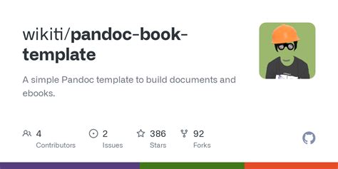 github wikiti pandoc book template a simple pandoc template to build